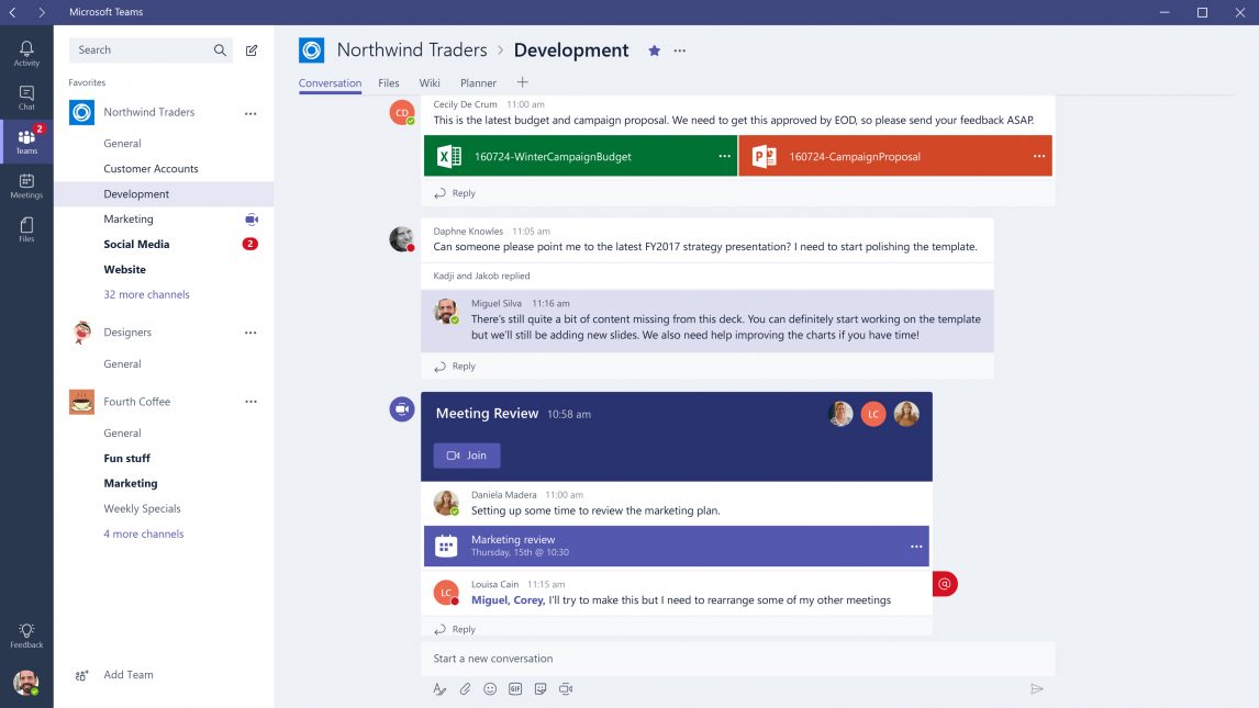 Microsoft Teams - Unified communication and collaboration